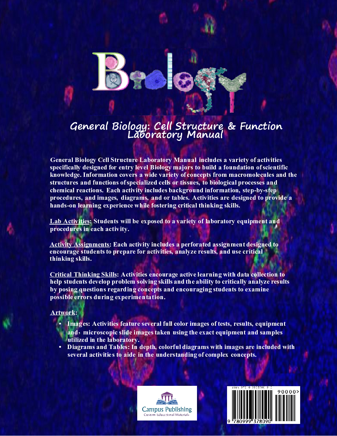 General Biology Cell Structure And Function Laboratory Manual Second
